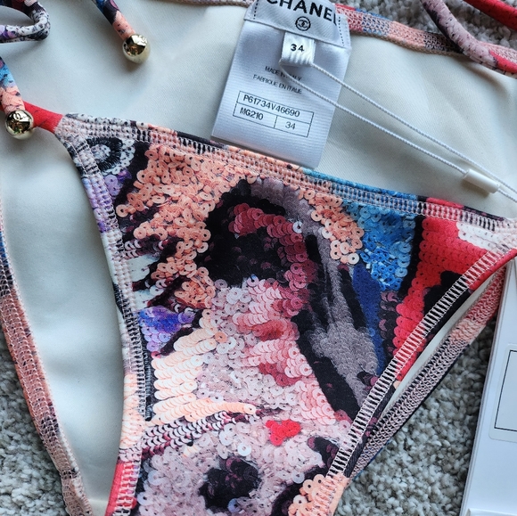 CHANEL | Swim | Chanel Bikini Set | Poshmark